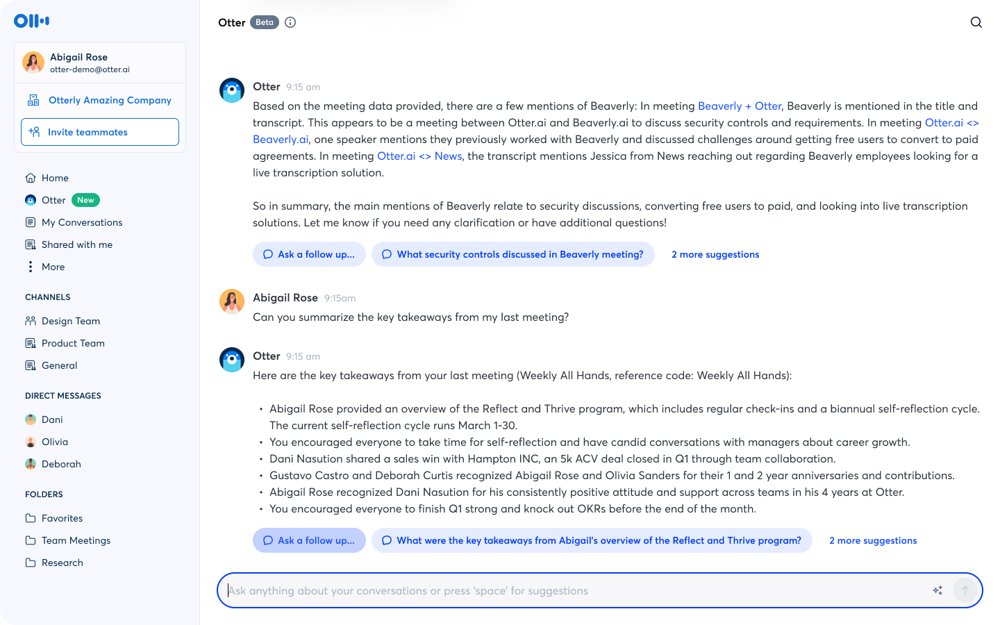 Otter AI Chat Overview – Otter.ai Help Center Otter AI Chat Overview – Otter.ai Help Center