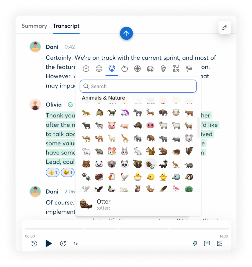 Interact with your transcript – Help Center