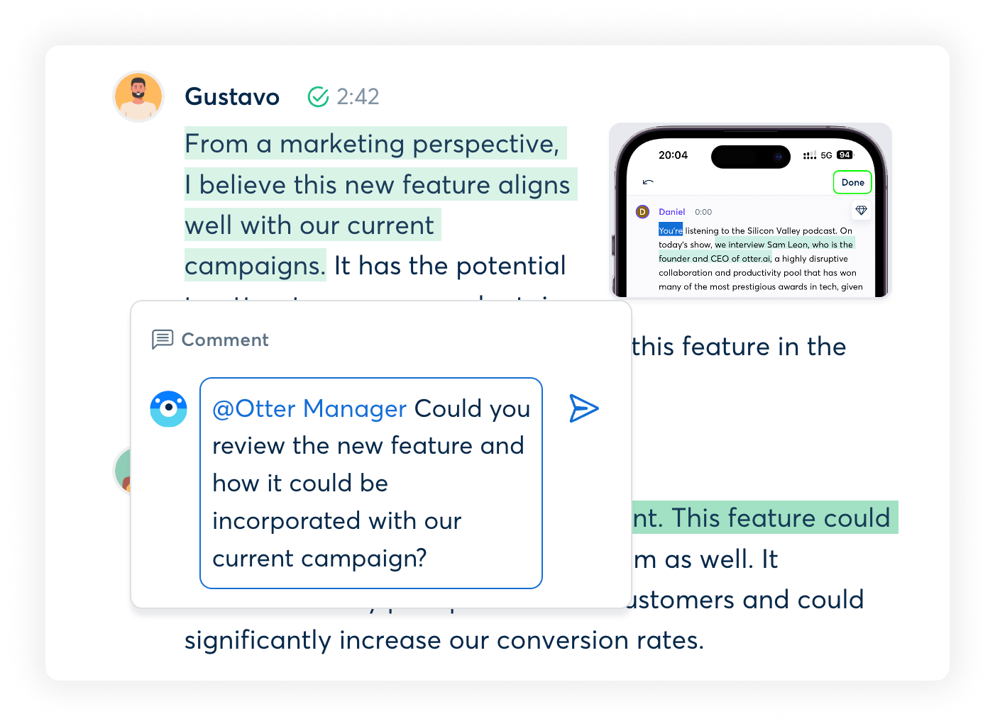 Interact with your transcript – Help Center
