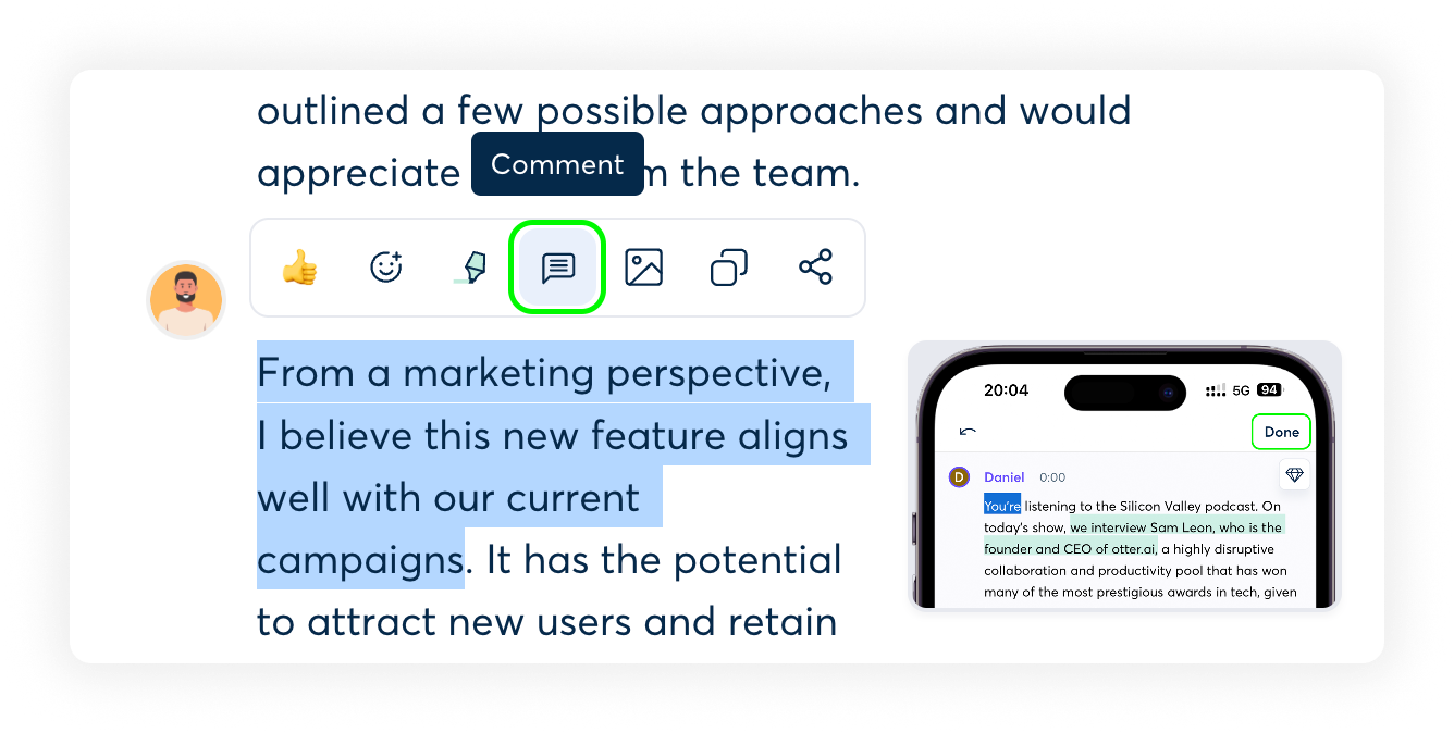 Interact with your transcript – Help Center