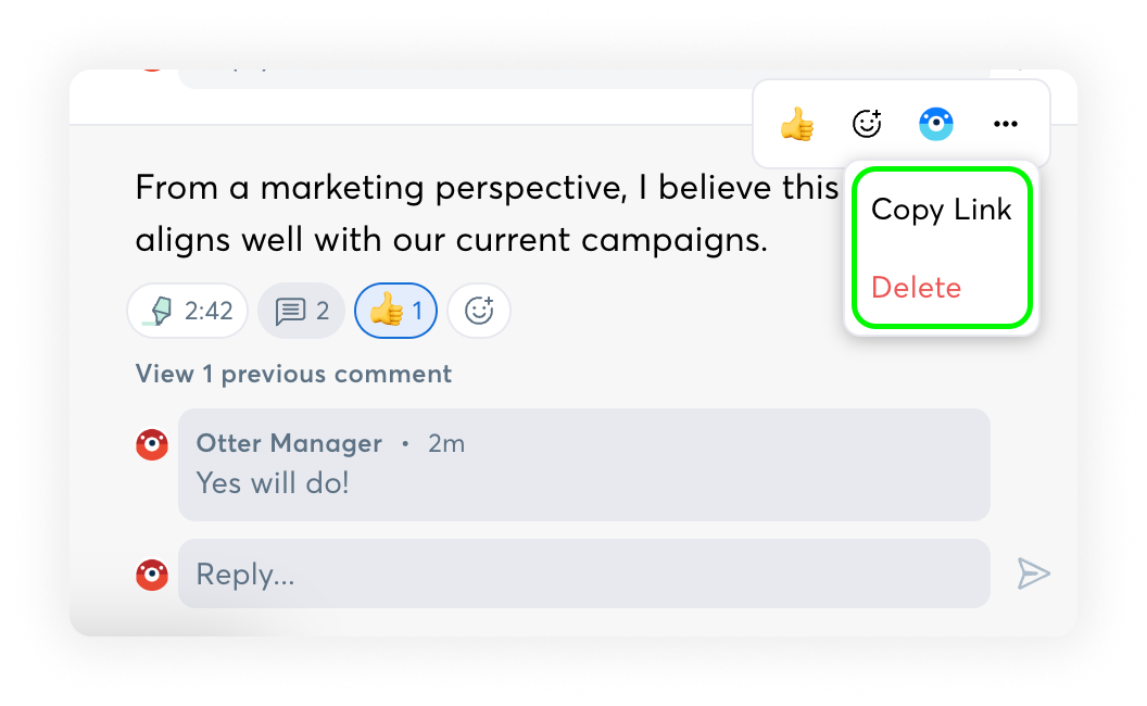 Interact with your transcript – Help Center