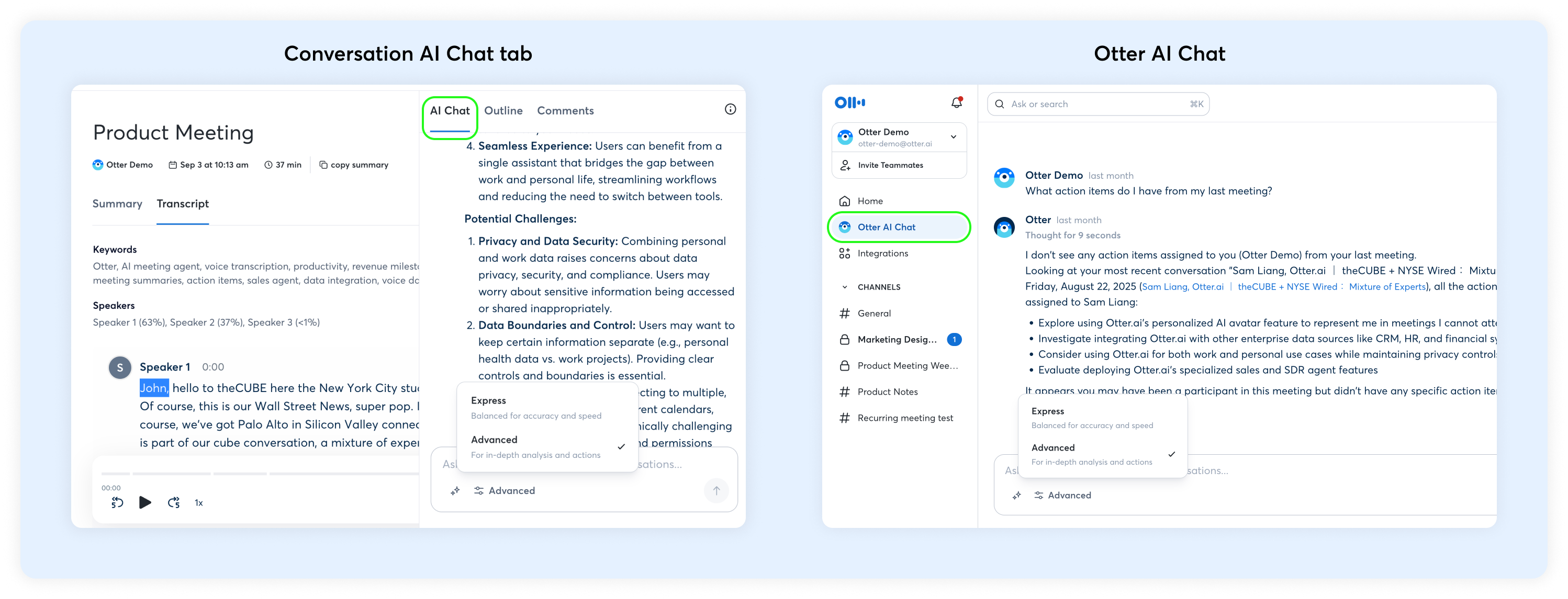 Advanced Otter AI Chat Modes – Help Center