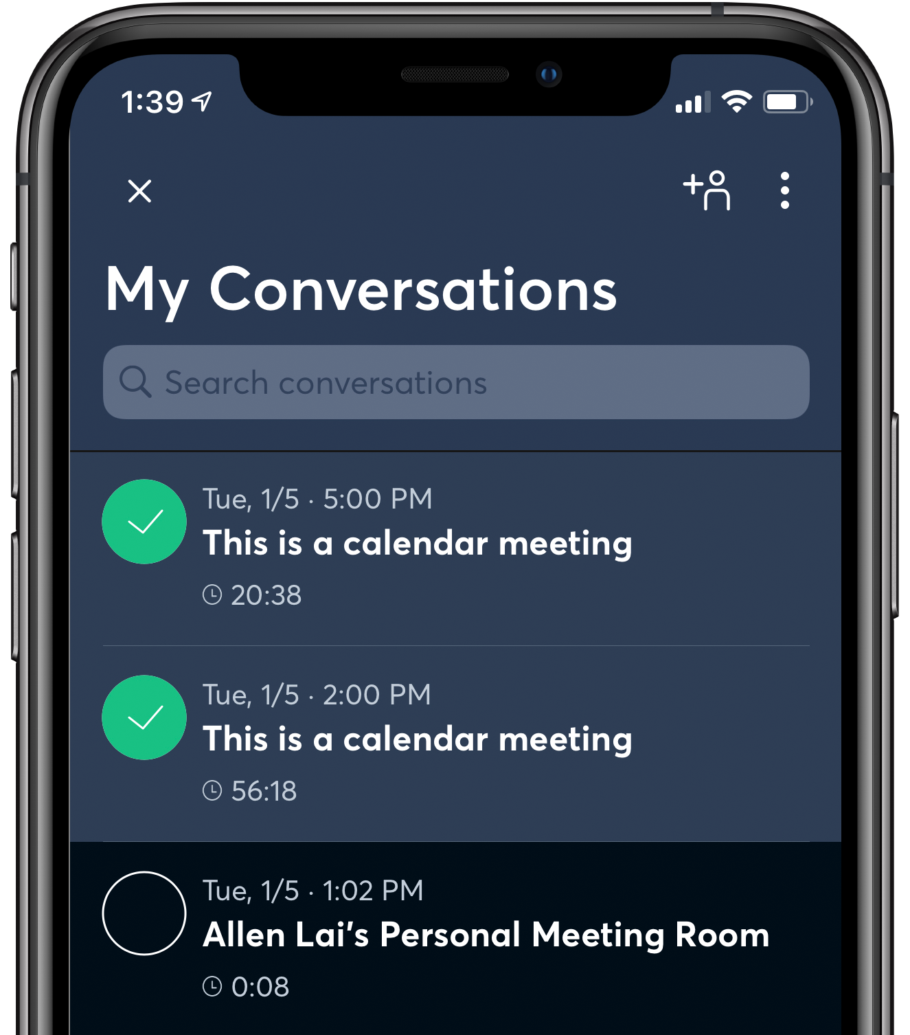 Share a conversation – Otter.ai Help Center