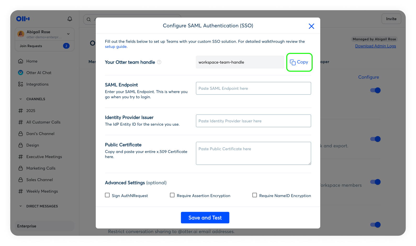 Set up SAML Single Sign-On (SSO) – Help Center